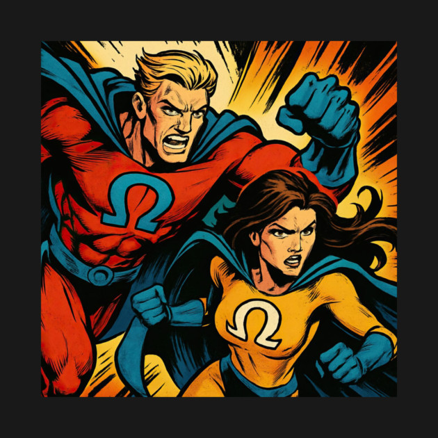 Alpha and Omega | Comics style - Cartoon - Alpha And Omega - T-Shirt | TeePublic