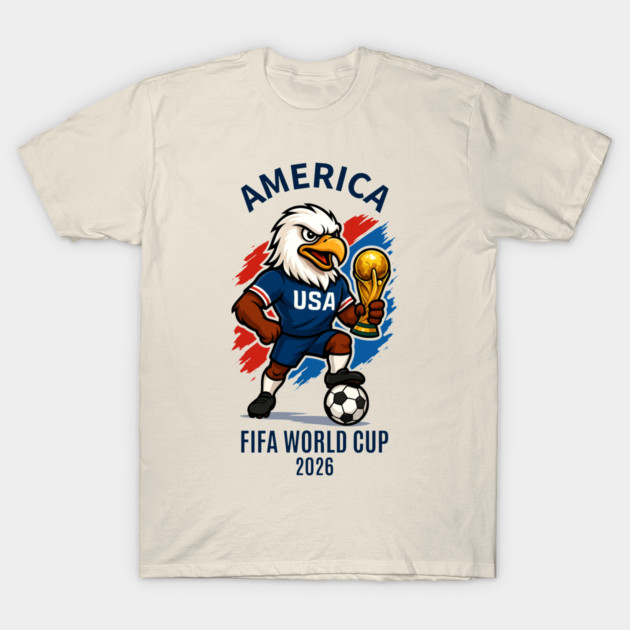 USA Eagle Soccer World Cup 2026 - Usa Soccer - T-Shirt | TeePublic