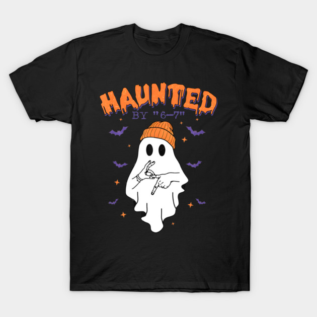 Haunted By 67 Ghost And Pumpkin Halloween - Halloween Ghost Costume - T ...