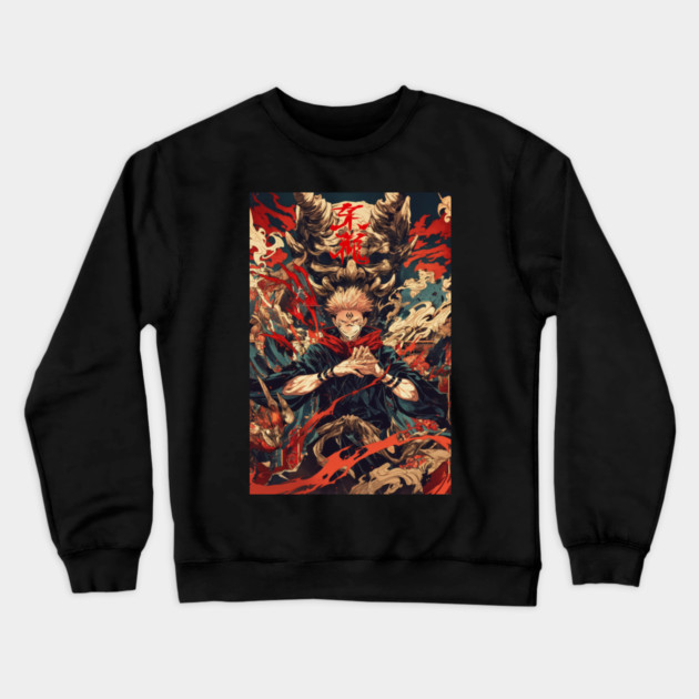 Sukuna Domain Expansion - Jujutsu Kaisen - Crewneck Sweatshirt | TeePublic