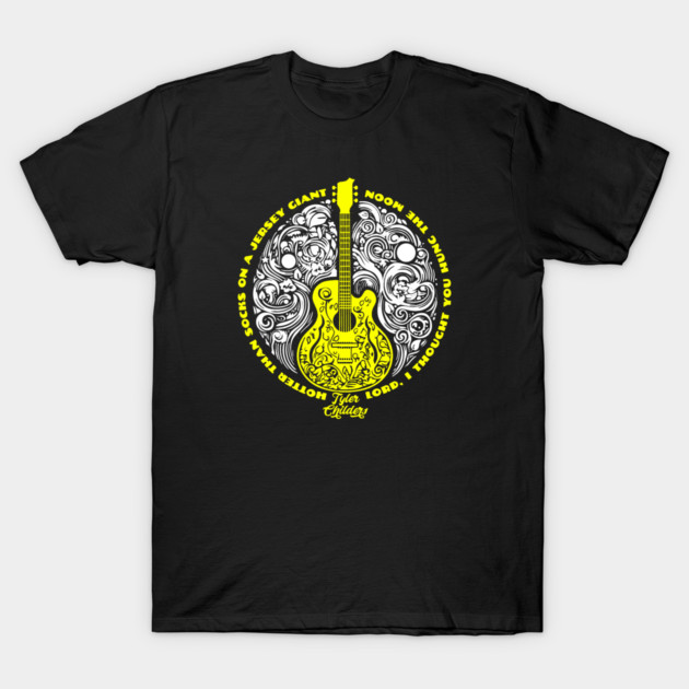 Yellow Guitar Country Singer - Tyler Childers - T-Shirt | TeePublic