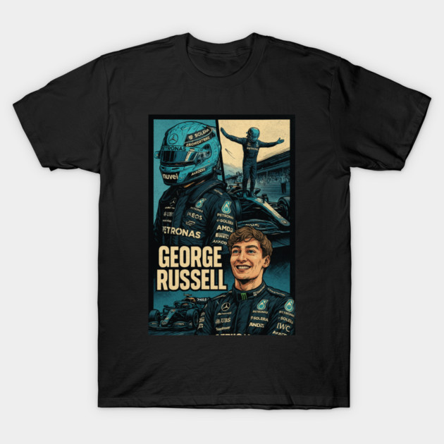 George Russell | F1 - George Russell - T-Shirt | TeePublic