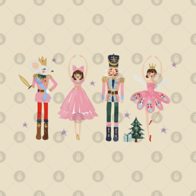 Nutcracker Ballet Characters Christmas Mouse King - Nutcracker - T ...