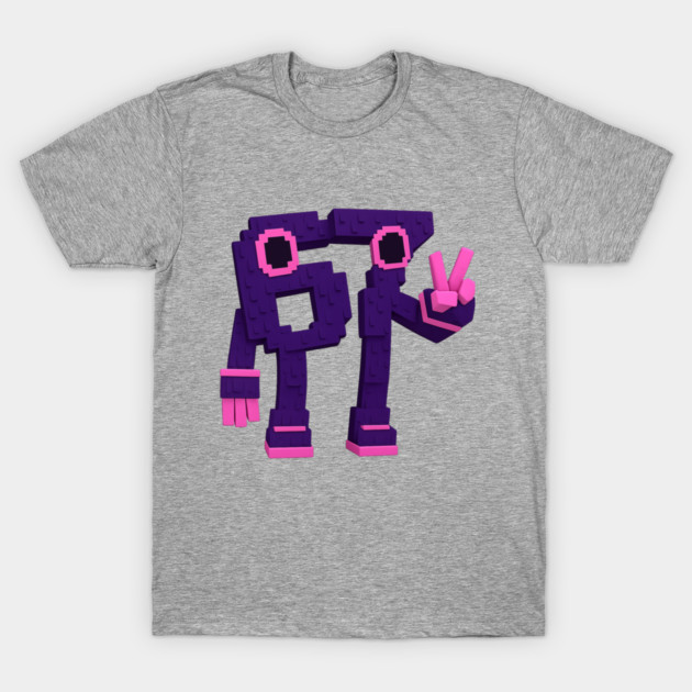 67 Meme Character - 67 Meme Brain Rot - T-Shirt | TeePublic