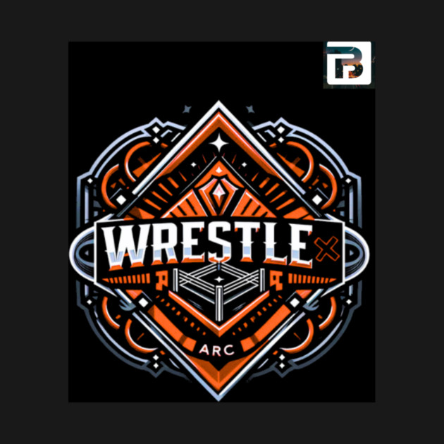 Wrestle Arc- Orange Design - Wrestle Arc - T-Shirt | TeePublic