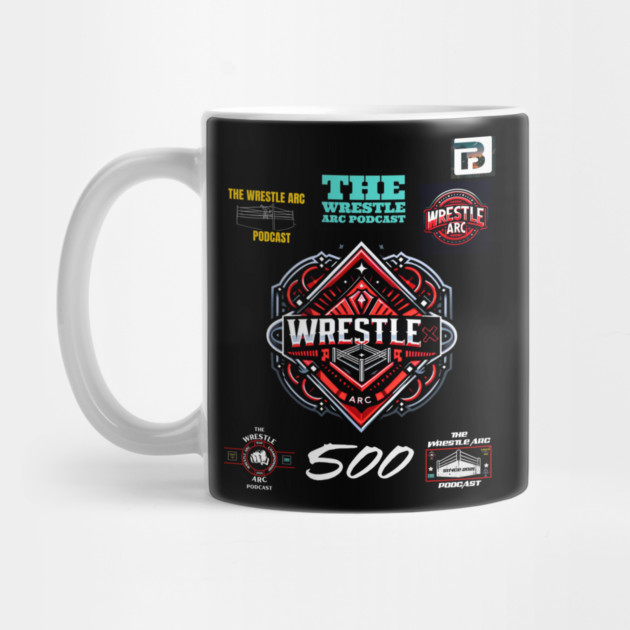 Wrestle Arc- The 500 Subscriber Logos Design - Wrestle Arc - Mug ...