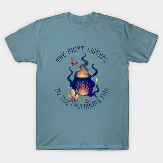 The Night Listens to the Cauldron’s Fire – Mystical Flame & Ritual ...