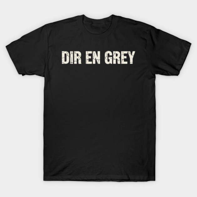DIR EN GREY Crackle Font - Dir En Grey Crackle Font - T-Shirt | TeePublic