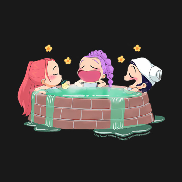 Mira Rumi Zoey Relaxing In Hot Tub - Custom Relaxed Vibe - T-Shirt ...