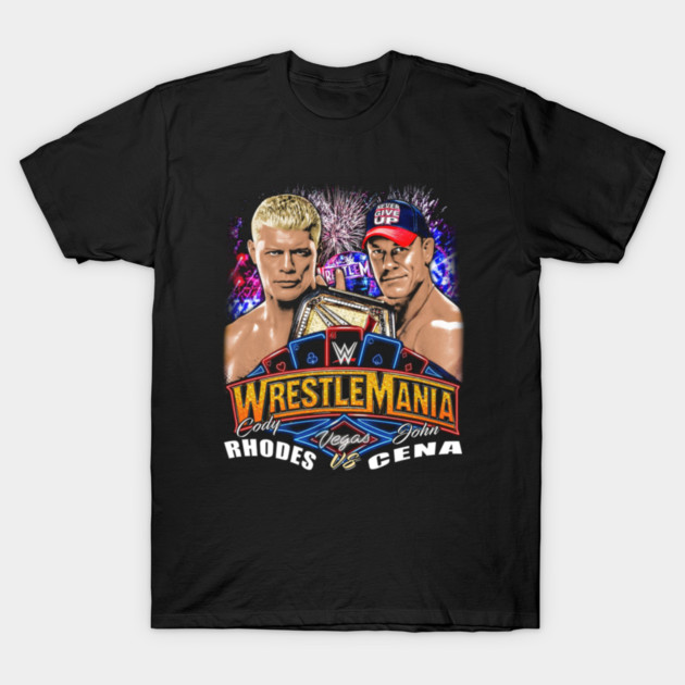 Cody Rhodes Vs John Cena Wrestlemania 41 - Cody Rhodes - T-Shirt ...