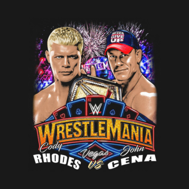 Cody Rhodes Vs John Cena Wrestlemania 41 - Cody Rhodes - T-Shirt ...