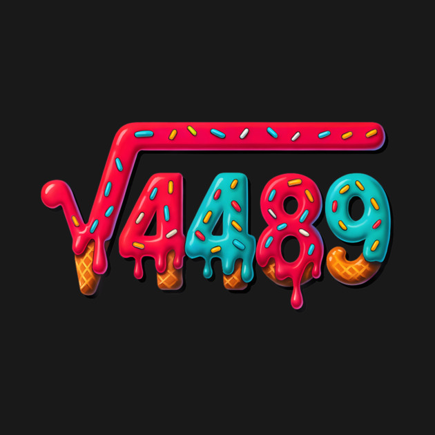 67 Ice Cream Drip Square Root 4489 Gen Alpha Math - Meme Lover Math - T ...