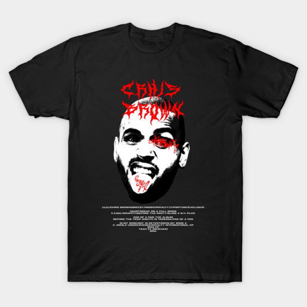CHRIS BROWN HIP HOP RAP - Chris Brown Hip Hop Rap - T-Shirt | TeePublic