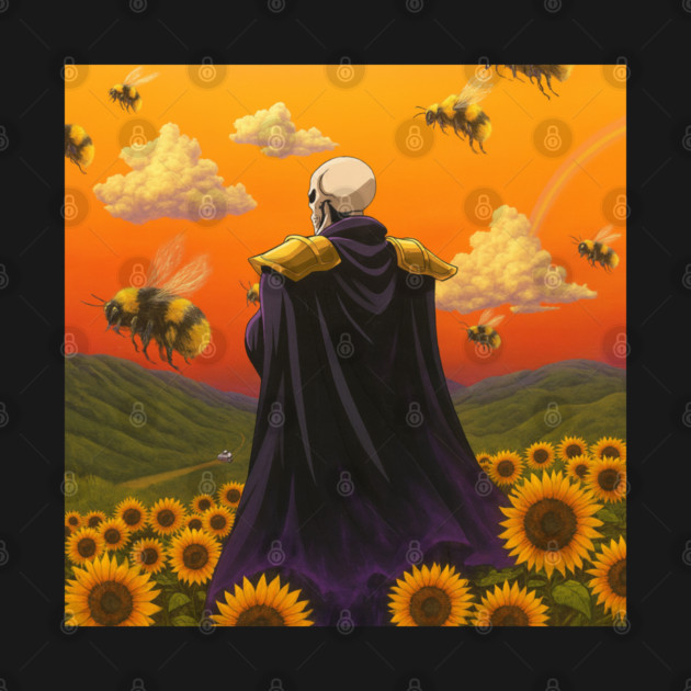 Momonga-sama at tyler album cover - Overlord - T-Shirt | TeePublic