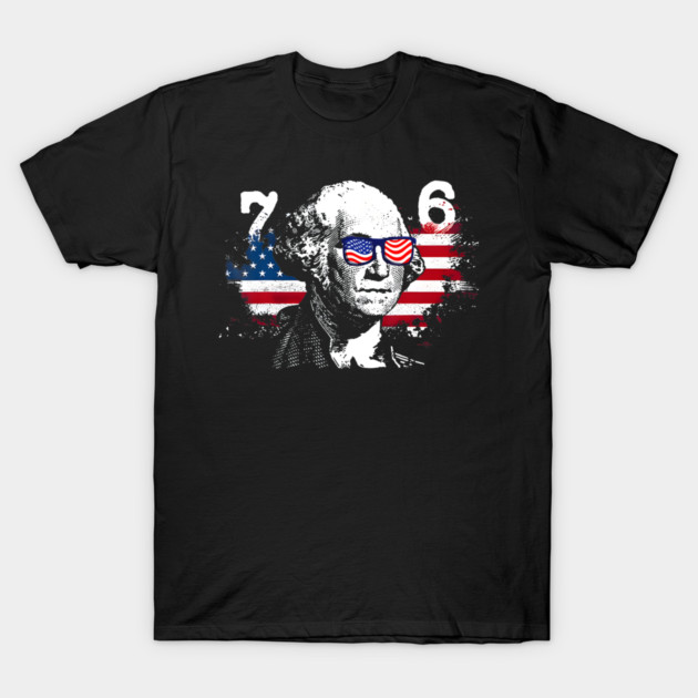 6-7 7-6 George Washington Six Seven Usa Flag - Vintage Usa Flag - T ...