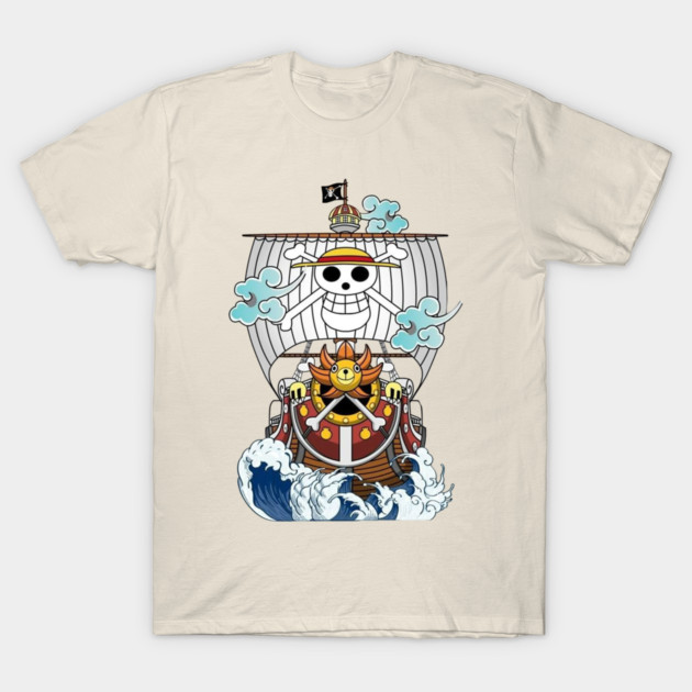 Thousand Sunny Straw Hat Pirate Ship - One Piece - T-Shirt | TeePublic