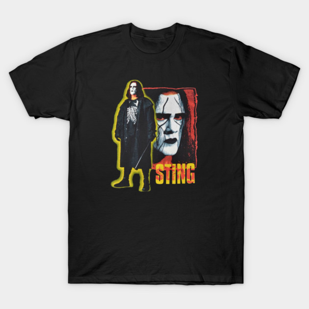 Sting The Icon Professional Wrestler Retro - Sting - T-Shirt | TeePublic