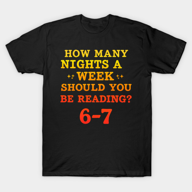 How Many Nights A Week Should You Be Reading Math Question - How Many ...