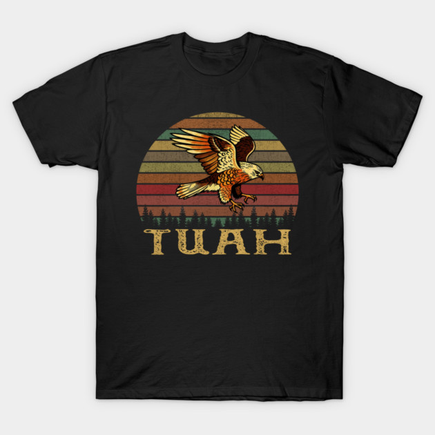 Vintage Hawk Tuah Hilarious Viral Joke Sunset Retro Meme Quote - Funny ...