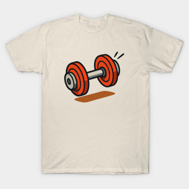 Dumbbell Lift – Gym Fitness Icon - Fitness - T-Shirt | TeePublic