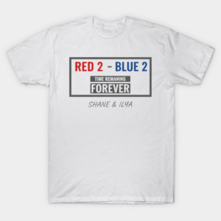 red t' blue