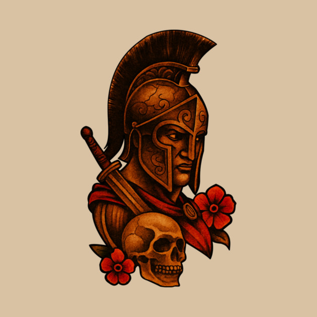 traditional spartan tattoo - Spartan Warrior - T-Shirt | TeePublic