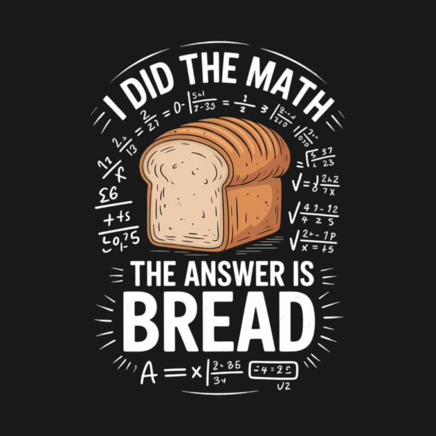 Food Lovers I Did The Math Answer Is Bread - Food Lovers I Did The Math ...