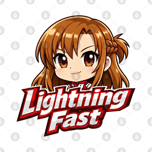 Lightning Fast Cute Heroine Anime Head - Heroine - T-Shirt | TeePublic