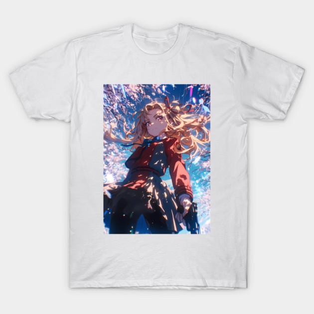 Chisato Nishikigi Lycoris Recoil Anime Girl Cherry Blossom Strength ...