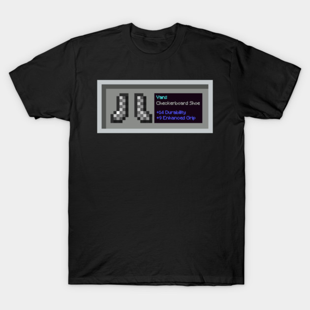 Armor Shoe Minecraft - Minecraft Parody - T-Shirt | TeePublic
