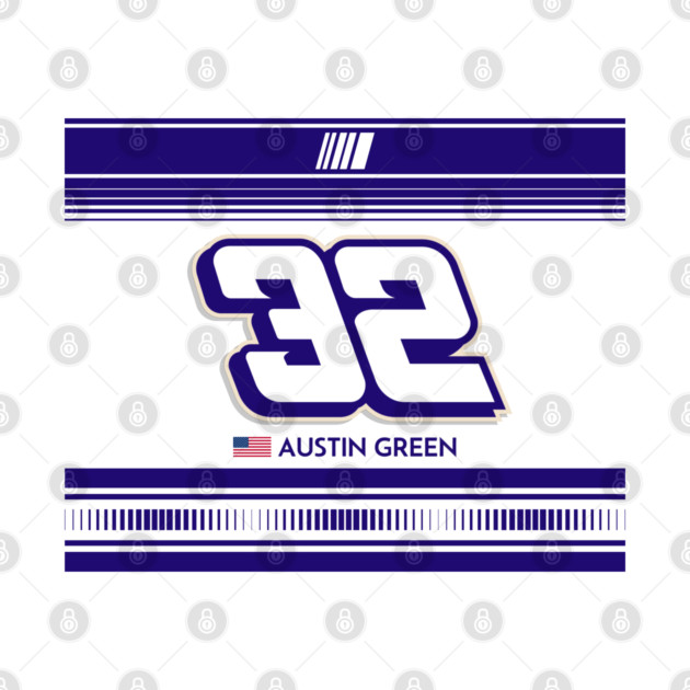 Austin Green #32 2025 NASCAR Design - Austin Green - T-Shirt | TeePublic