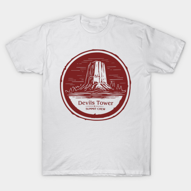 Devils Tower Summit Crew National Park Hiking Family - Funny Hiking - T ...