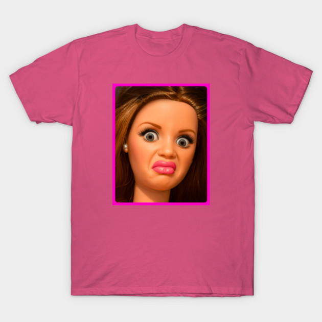 Disgusted Doll Face Meme - Disgusted Doll Face Meme - T-Shirt | TeePublic