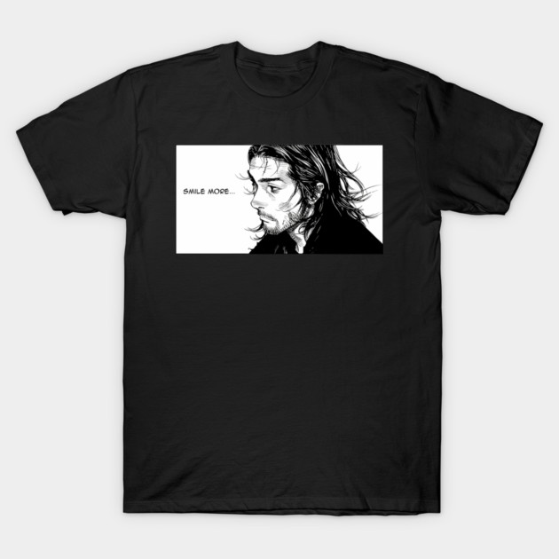 Vagabond Miyamoto Musashi Smile More Art - Miyamoto Musashi Art - T ...