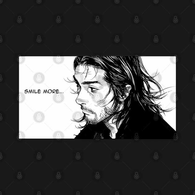 Vagabond Miyamoto Musashi Smile More Art - Miyamoto Musashi Art - T ...