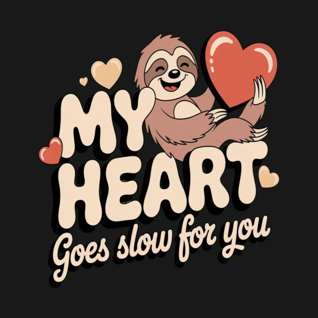 My Heart Goes Slow For You Sloth Valentine - My Heart Goes Slow For You ...