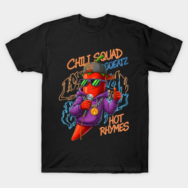 Chili Squad Rapper – Hot Rhymes Hip Hop Style - Hip Hop Illustration ...