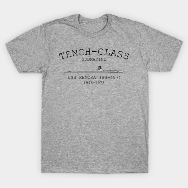 USS Remora (SS-487) - Tench Class Submarine - T-Shirt | TeePublic