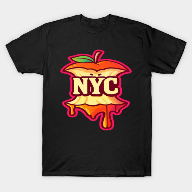 NYC Big Apple Core Drip Sticker - Nyc Big Apple Core Drip Sticker - T ...