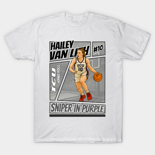 Hailey Van Lith "Sniper In Purple" Comic Poster - Hailey Van Lith Tcu ...