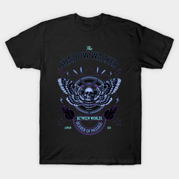 The Shadow Walker — Bearer of Passage - Occult Threshold Art - T-Shirt ...