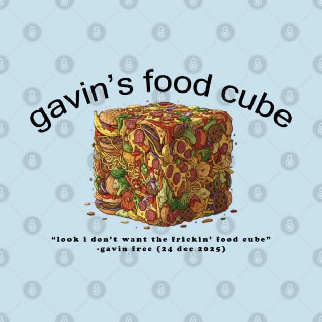 Gavin's Regulation Food Cubes - Food Lover - T-Shirt | TeePublic
