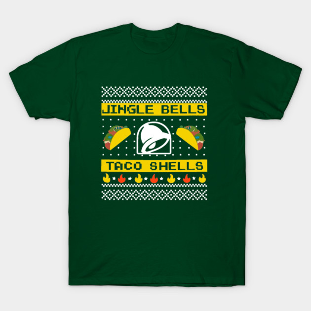 Jingle Bells Taco Shells - Ugly Sweater - T-Shirt | TeePublic