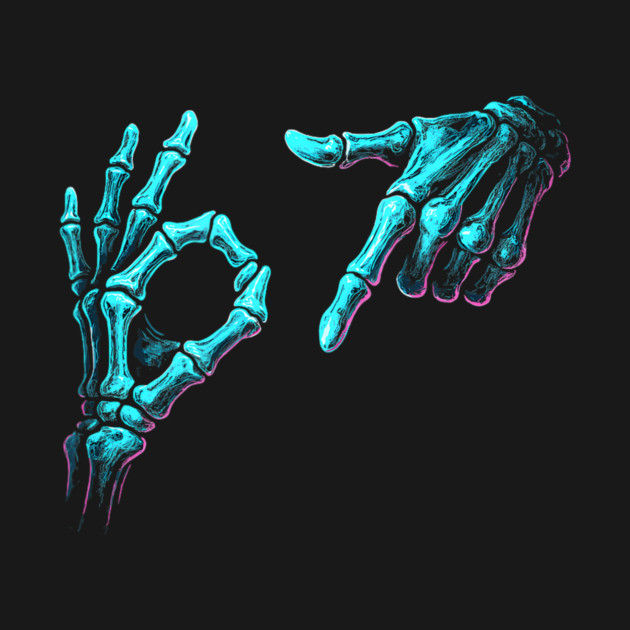 Skeleton Hand 67 Gen Alpha Halloween Six Seven - Funny Skeleton Hand ...