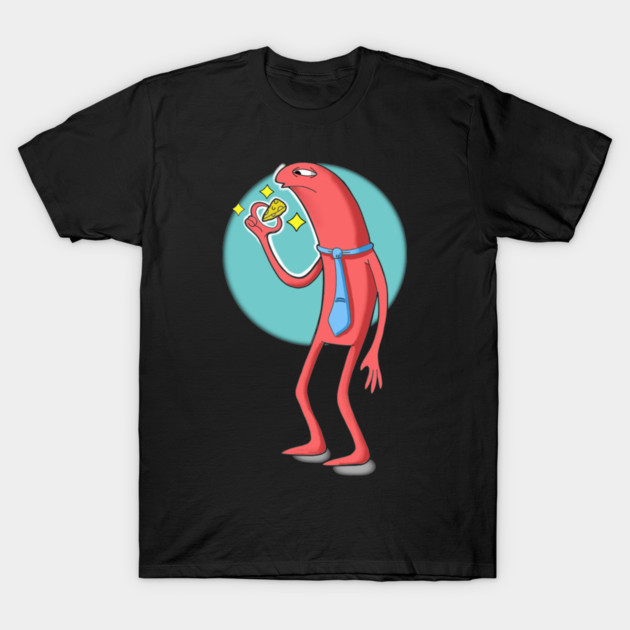 Alan and his Cheese Graphic - Smiling Friends - T-Shirt | TeePublic