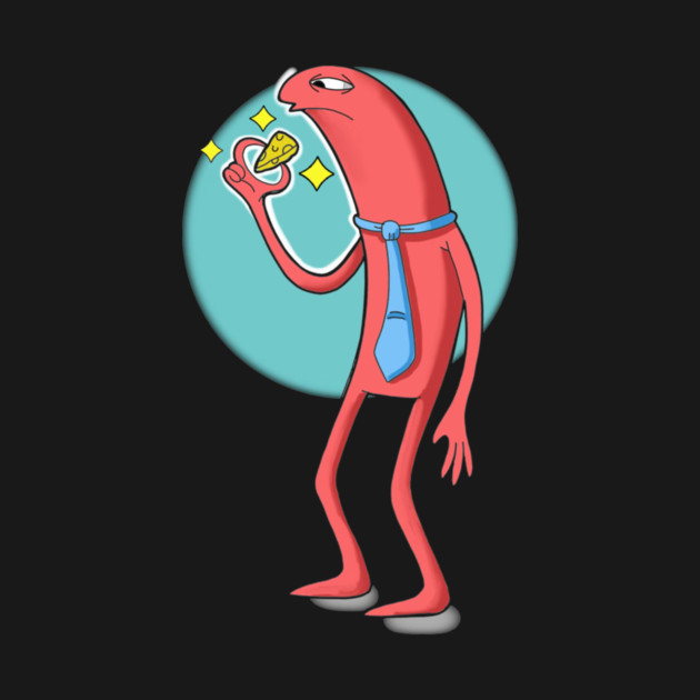 Alan and his Cheese Graphic - Smiling Friends - T-Shirt | TeePublic