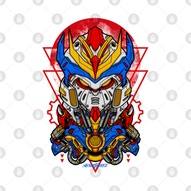 Mecha Gunpla Fanart - Gundam - T-Shirt | TeePublic