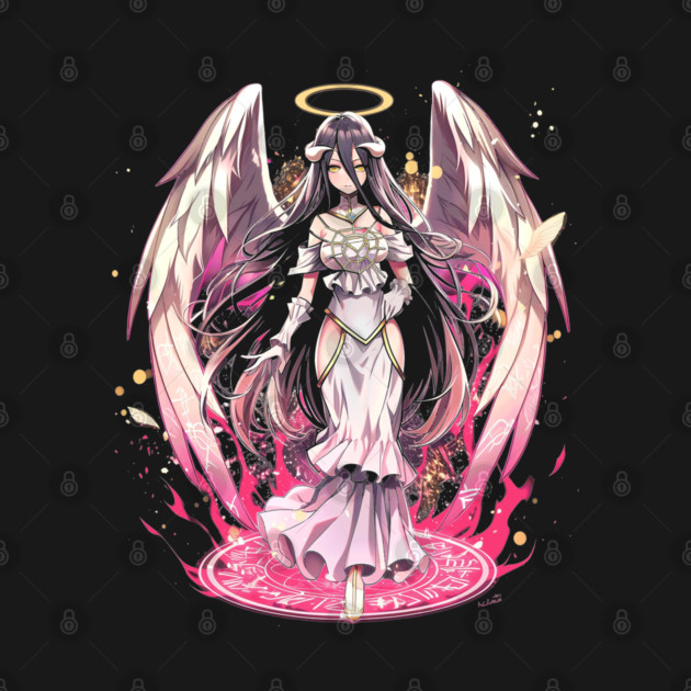 Albedo Angelic Form Fan Art Overlord - Albedo - T-Shirt | TeePublic