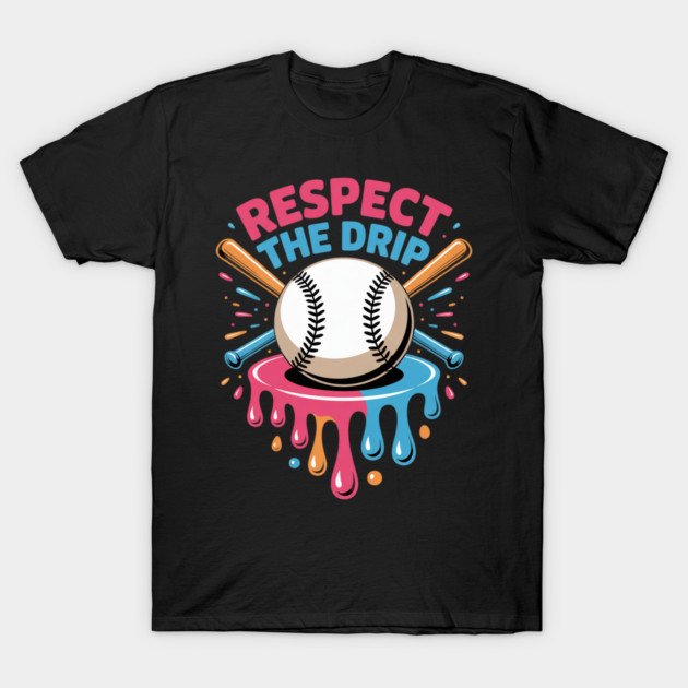 Baseball Drip Boys Home Plate Ice Cream Respect The - Baseball Drip ...