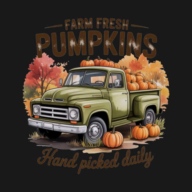 Farm Fresh Pumpkins Pumpkin Patch Gift For Halloween - Halloween - T ...